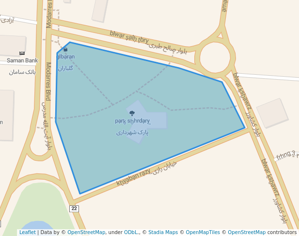 پارک شهرداری in Babol | Map and Routes