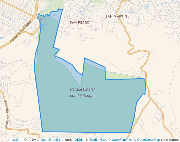 Flor del Bosque in Amozoc de Mota | Map and Routes