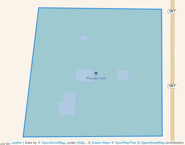 Pioneer Park in Brandon | Map and Routes