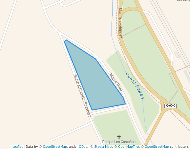 Parque Los Castaños in Concepción | Map and Routes