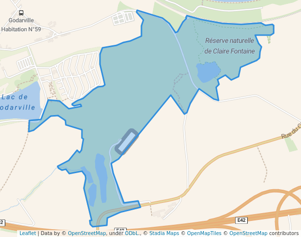 Réserve naturelle de Claire Fontaine in Courcelles | Map and Routes