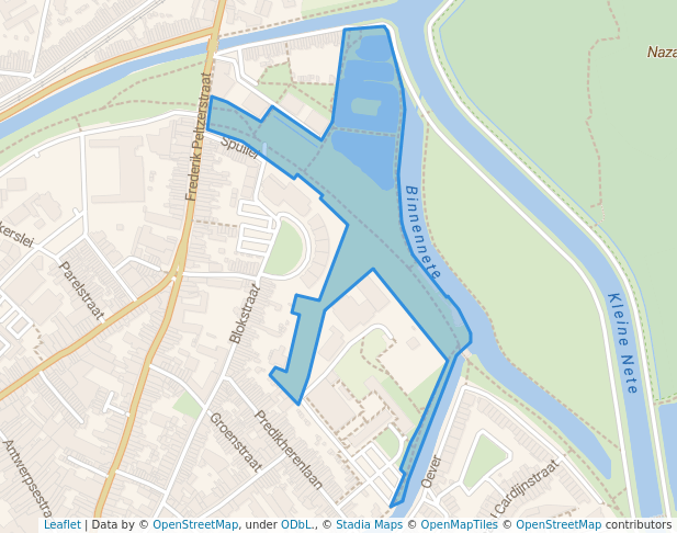 Lierse Stadsvesten in Lier | Map and Routes