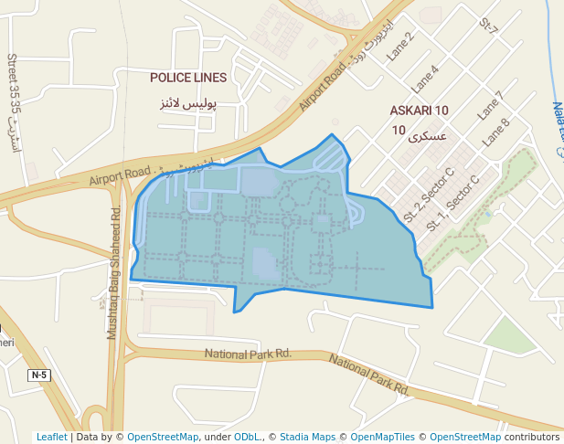 Jinnah Park in Rawalpindi | Map and Routes