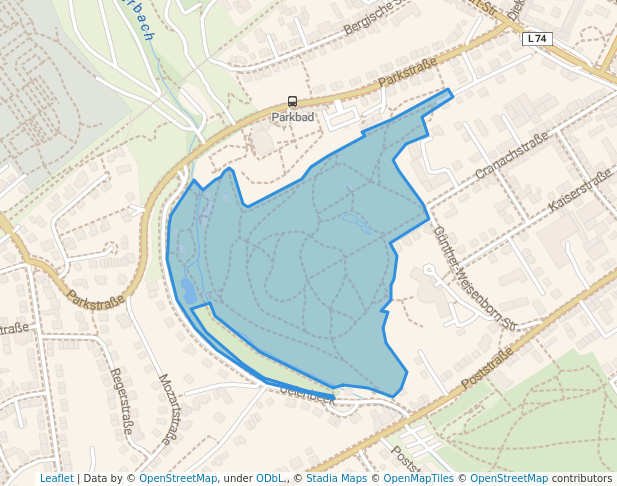 Herminghauspark in Velbert | Map and Routes