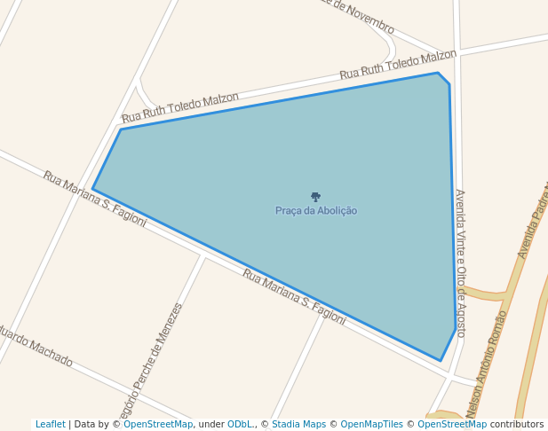 Praça da Abolição in Matão | Map and Routes