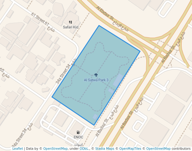 Al Satwa Park 3 in Dubai | Map and Routes