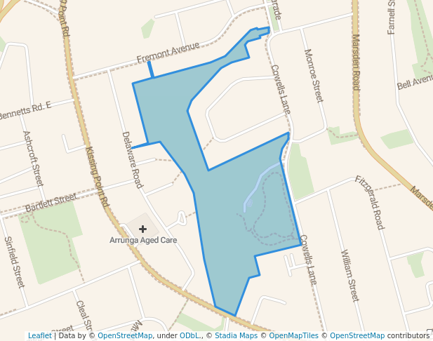 Cowells Lane Reserve in Ermington | Map and Routes