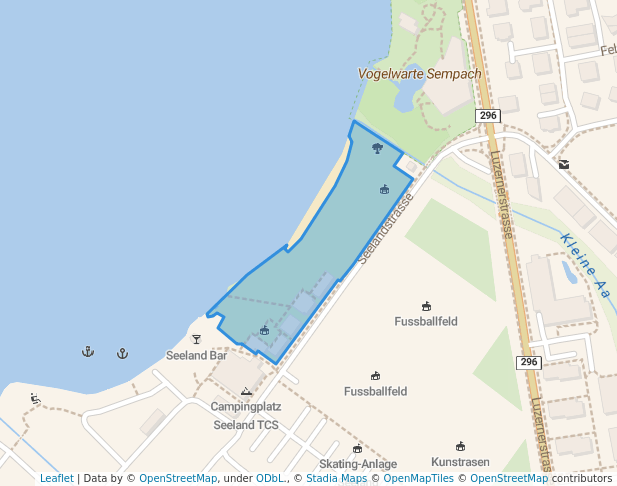 Seebad Sempach in Sempach | Map and Routes