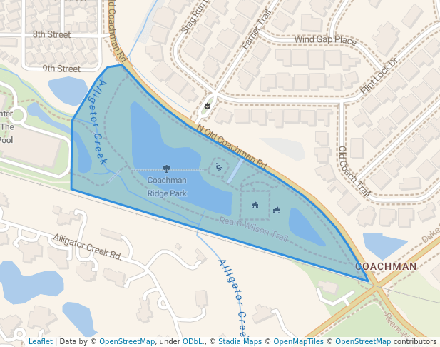 Coachman Ridge Park in Clearwater | Map and Routes