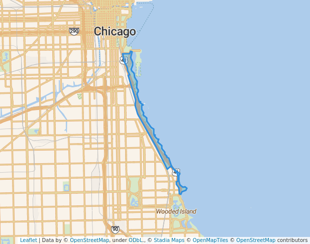 Burnham Park in Chicago | Map and Routes