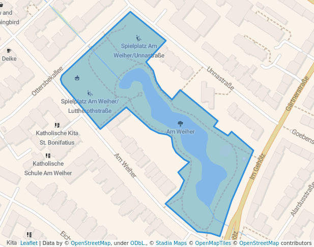 Am Weiher in Hamburg | Map and Routes