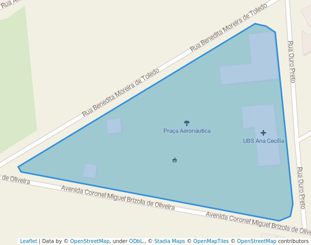 Praça Aeronáutica in Atibaia | Map and Routes