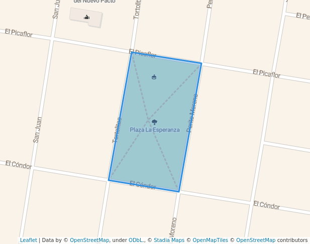 Plaza La Esperanza in General Roca | Map and Routes