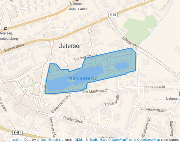 Rosarium in Uetersen | Map and Routes