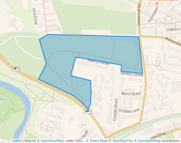 Maryhill Park in Glasgow | Map and Routes