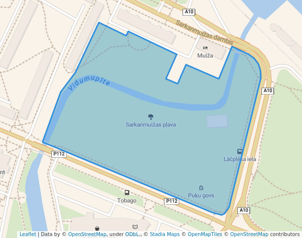 Sarkanmuižas pļava in Ventspils | Map and Routes