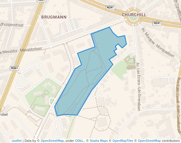 Parc Brugmann - Brugmannpark in Uccle | Map and Routes