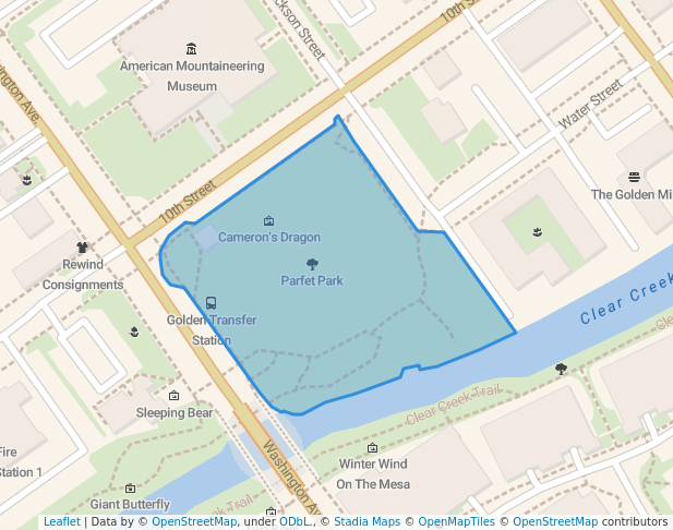 Parfet Park in Golden | Map and Routes