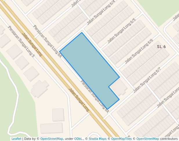 Bandar Sungai Long SL6 Park in Kajang | Map and Routes