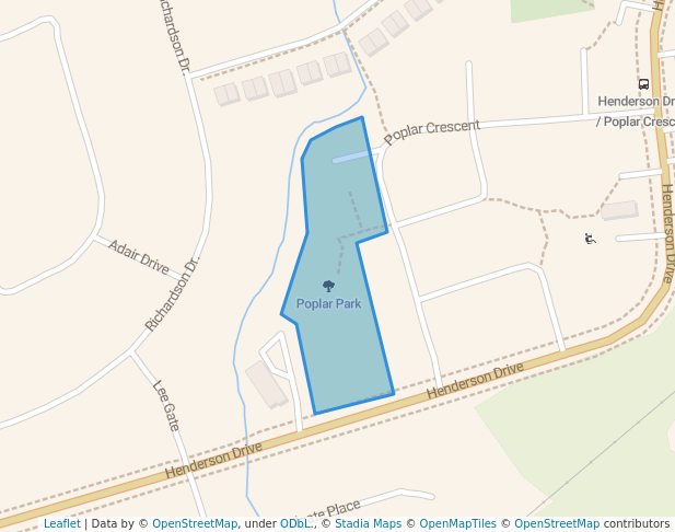 Poplar Park in Aurora | Map and Routes