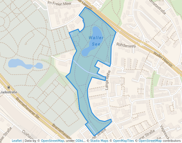 Waller Park in Bremen | Map and Routes