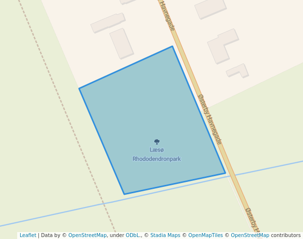 Læsø Rhododendronpark in Læsø | Map and Routes