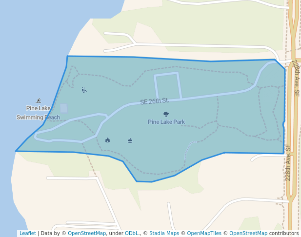 Pine Lake Park in Sammamish | Map and Routes