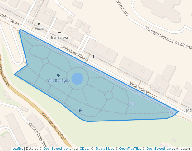 Villa Bonfiglio in Agrigento | Map and Routes