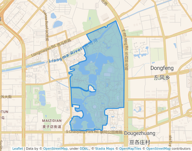 Chaoyang Park in Beijing | Map and Routes