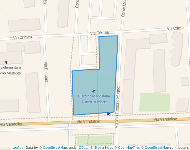 Giardino Maddalena Autero Humbert in Collegno | Map and Routes