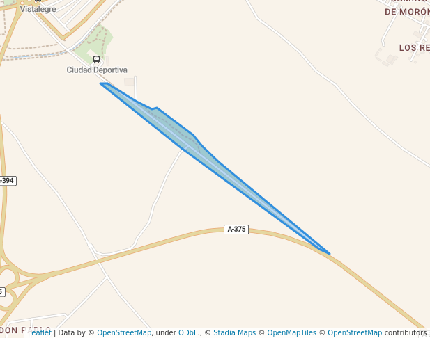 Zona de Barbacoas in Utrera | Map and Routes