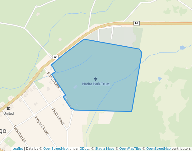 Narira Park Trust in Cobargo | Map and Routes