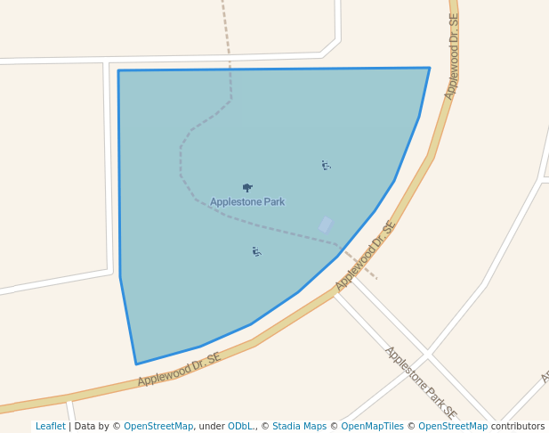 Applestone Park in Calgary | Map and Routes