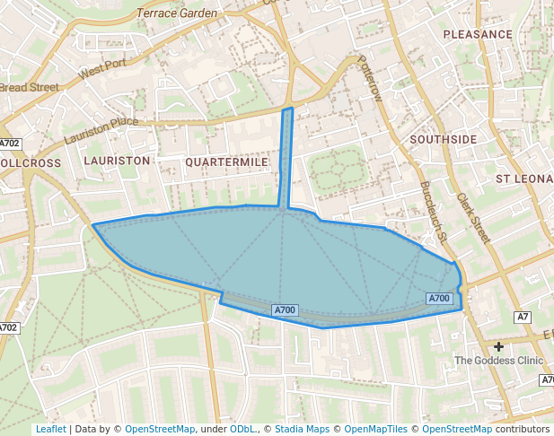 The Meadows in Edinburgh | Map and Routes