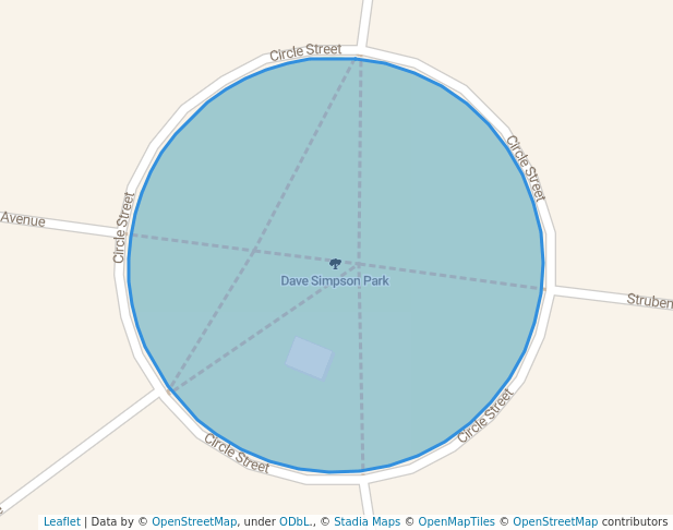 Dave Simpson Park in Roodepoort | Map and Routes