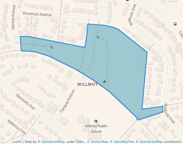 Willmot Reserve in Willmot | Map and Routes