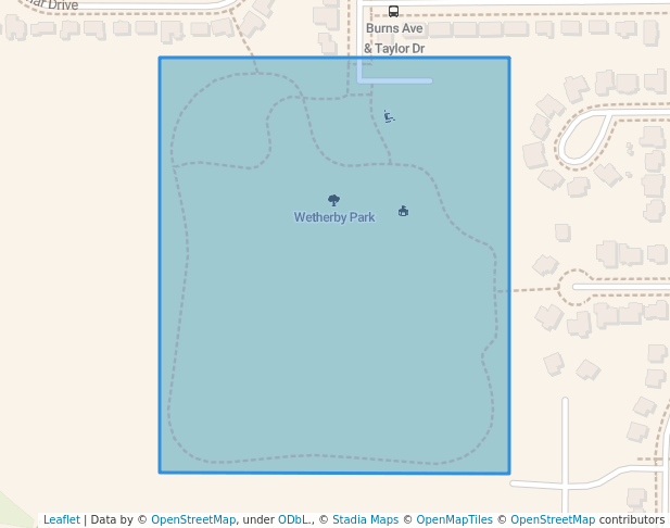 Wetherby Park in Iowa City | Map and Routes