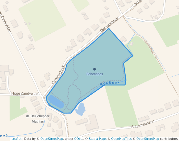 Schensbos in Rumst | Map and Routes