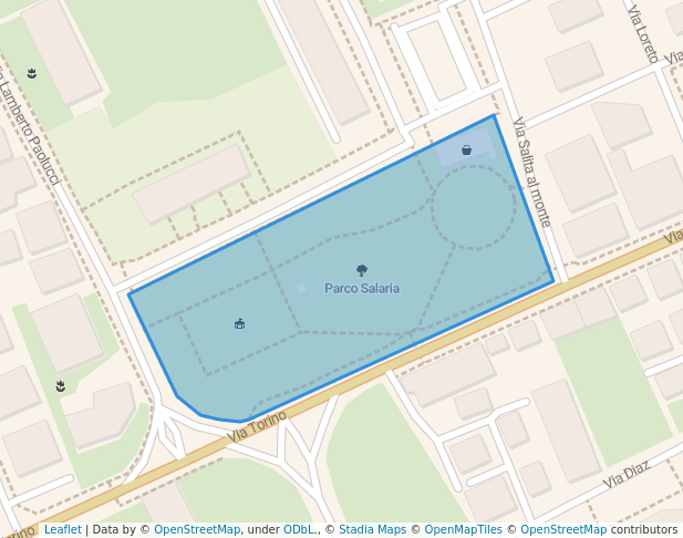 Parco Salaria in San Benedetto del Tronto | Map and Routes