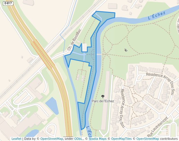 Park de l'Échez in Tarbes | Map and Routes