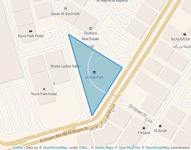 Al Nad Park in Sharjah | Map and Routes