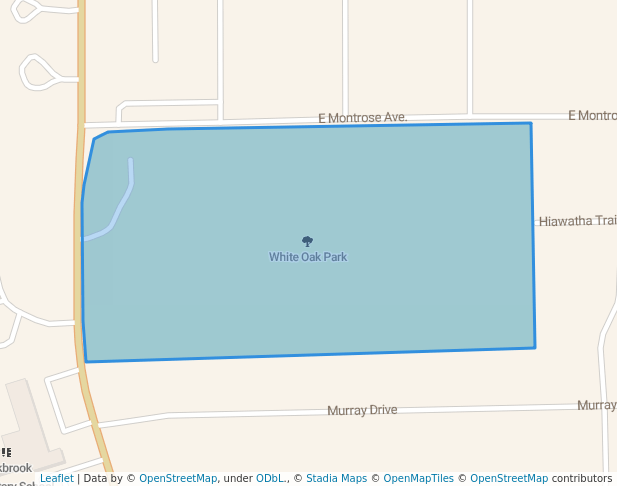 White Oak Park in Wood Dale | Map and Routes