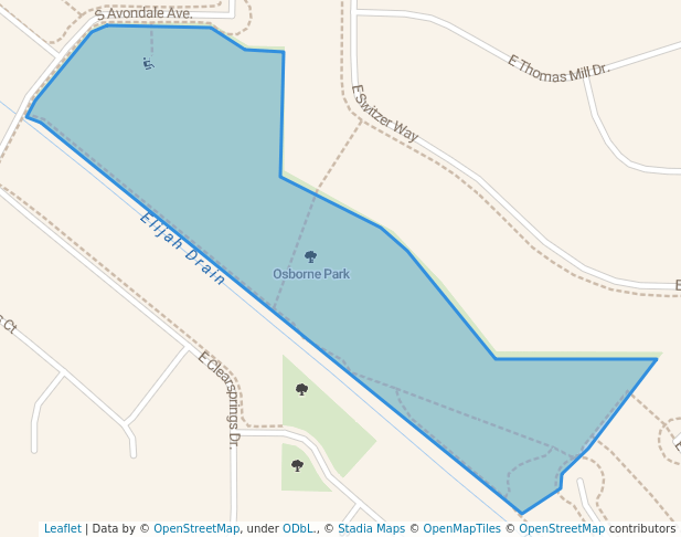 Osborne Park in Nampa | Map and Routes