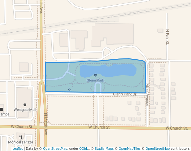 Glenn Park in Champaign | Map and Routes