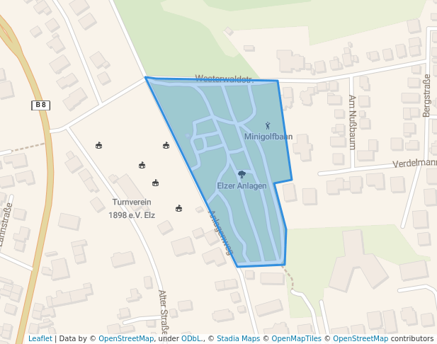 Elzer Anlagen in Elz | Map and Routes