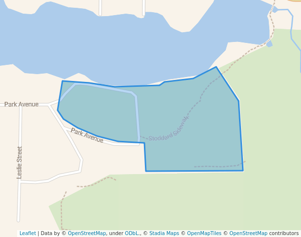 Stoddard Park in Osseo | Map and Routes