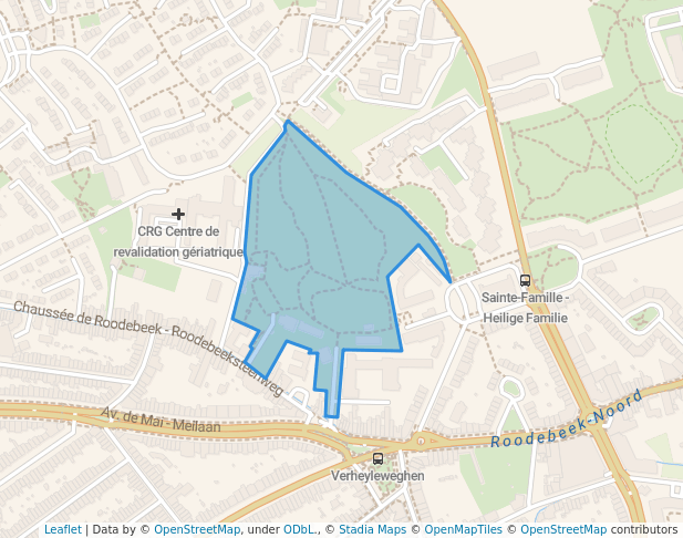 Parc de Roodebeek - Roodebeekpark in Sint-Lambrechts-Woluwe | Map and ...