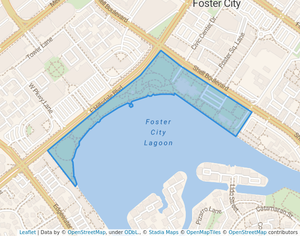 Leo J Ryan Memorial Park in Foster City | Map and Routes
