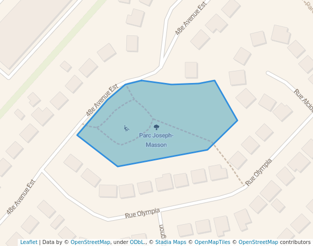 Parc Joseph-Masson in Blainville | Map and Routes