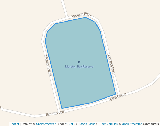 Moreton Bay Reserve in Flinders | Map and Routes